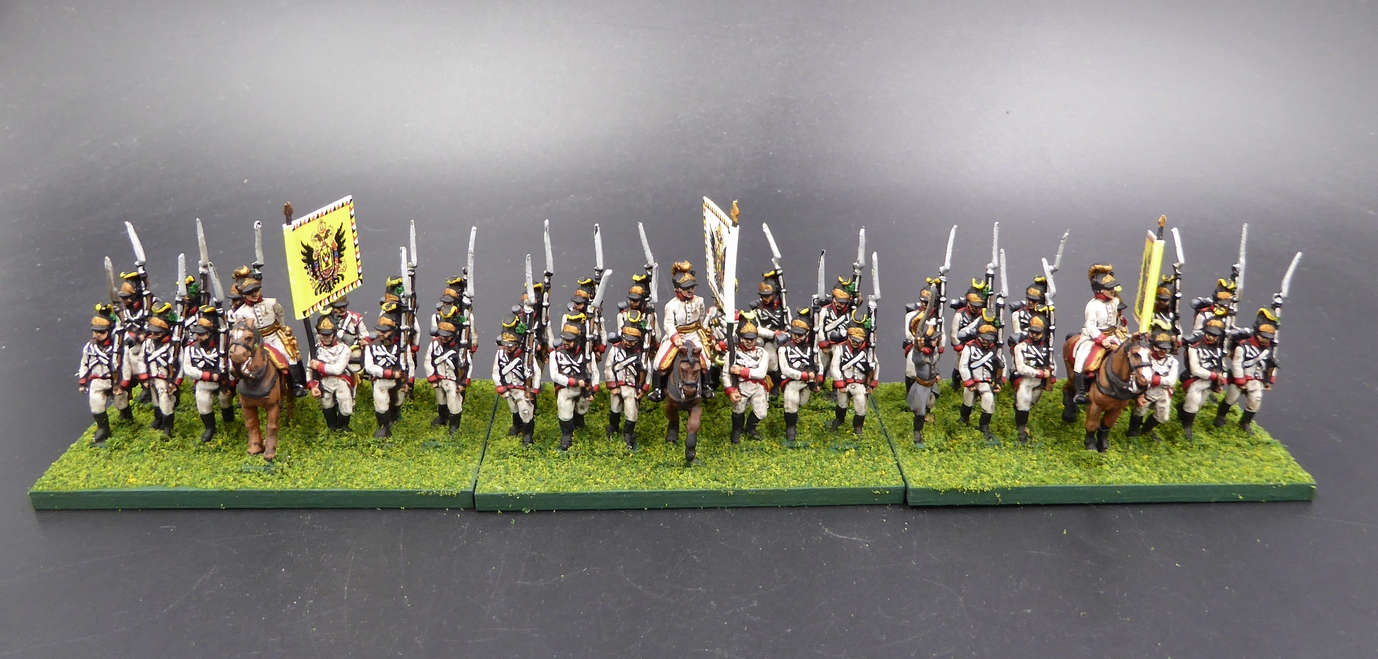 Palouse Wargaming Journal: Austrian IR15 in 18mm