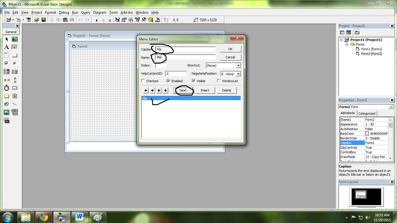 CARA MEMBUAT MENU EDITOR DENGAN VISUAL BASIC 6.0 Update terbaru ...