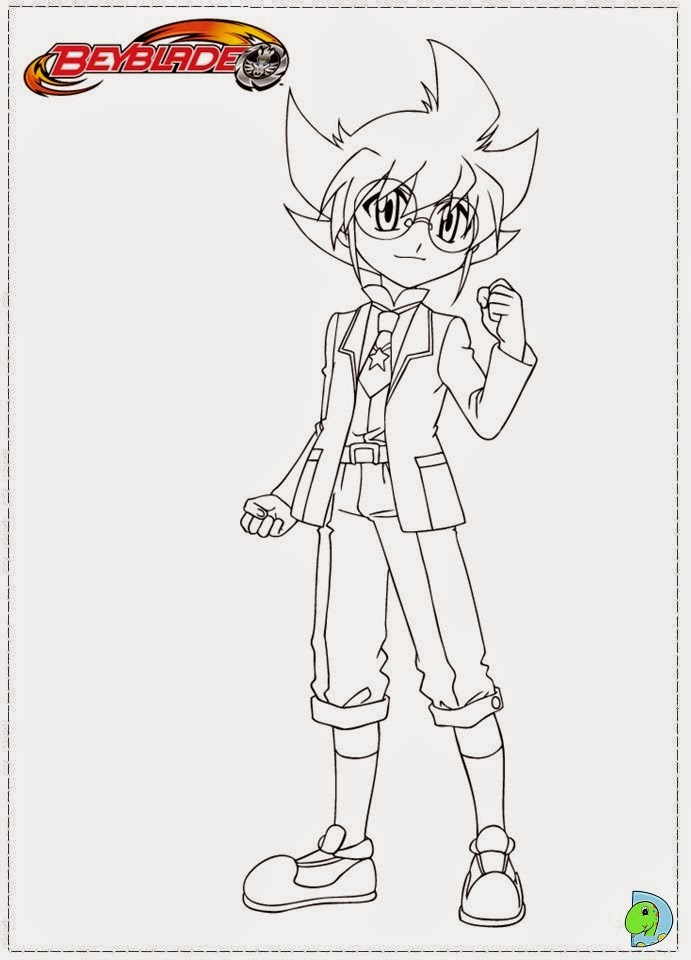 Dinokids - Desenhos para colorir: Desenhos de Beyblade para colorir