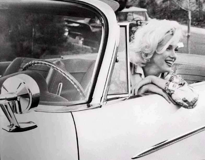 A Collection of 15 Vintage Photographs of Marilyn Monroe and Cars ...