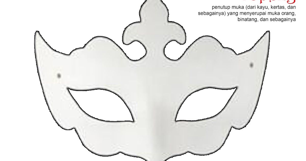 DwiCy Sukses: Membuat Topeng