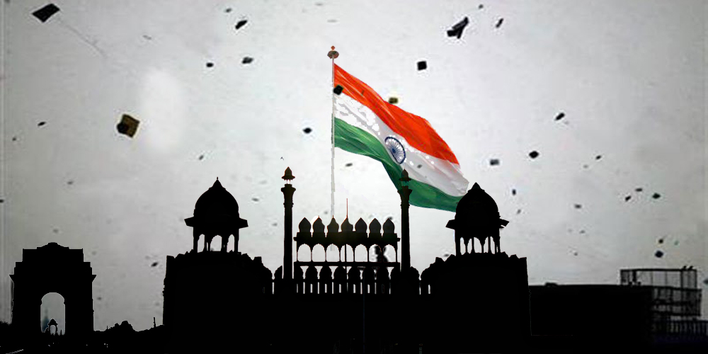 Independence Day Silhouette Art Work