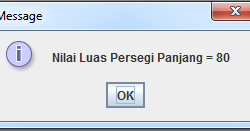 Menghitung Luas Persegi Panjang ~ Materi Java Pemula