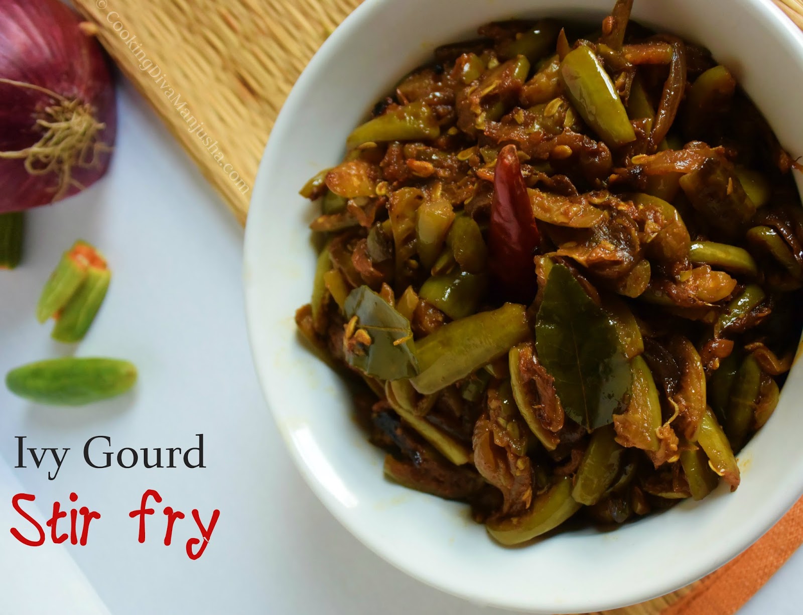 Kovakka Mezhukkupuratti Kerala style (2 methods)|Ivy Gourd stir fry ...