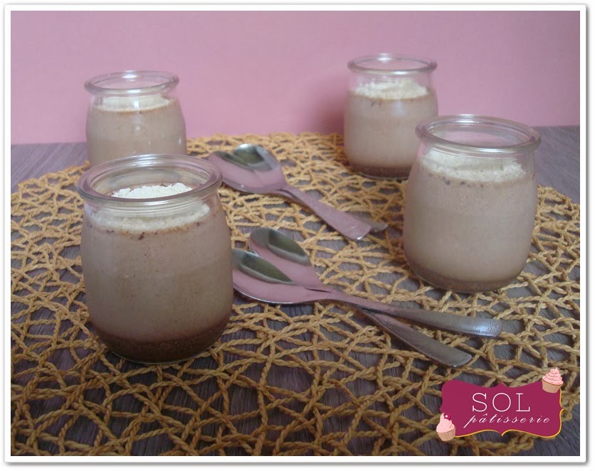 Panna cotta au chocolat - Panna cotta de chocolate - Sol Pâtisserie