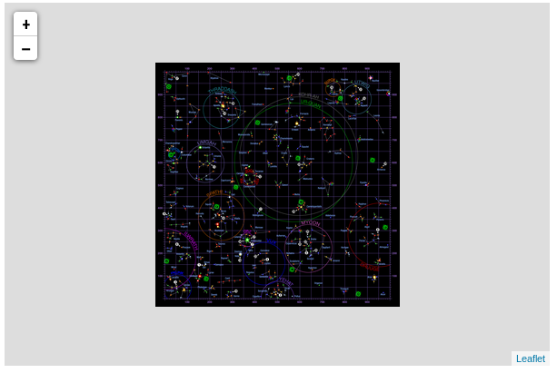 Debianでka-Mapのメモ プラスOpenLayers とGeoExt: Leaflet 1.3 - 4-8 Non-geographical maps