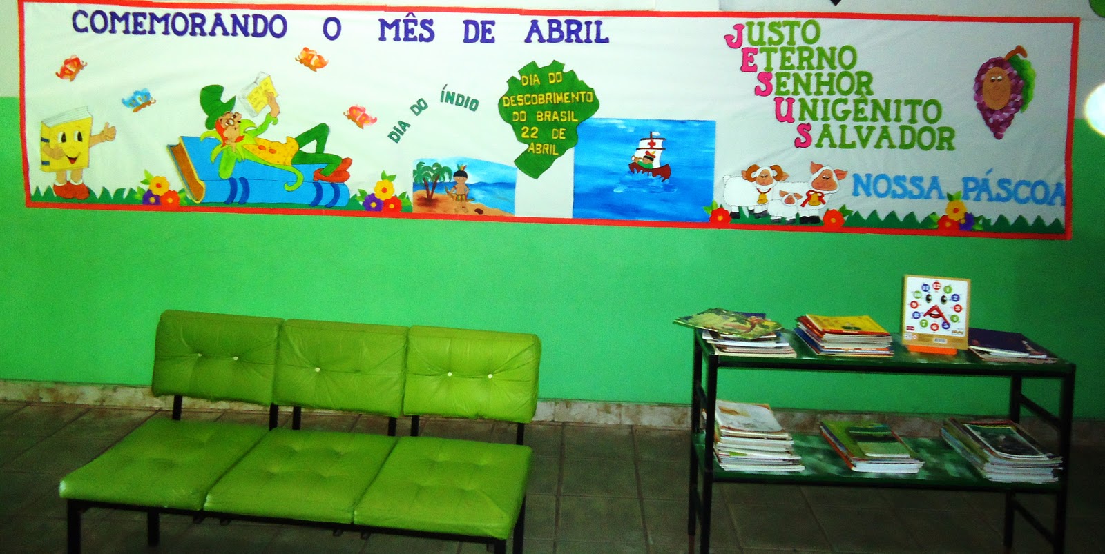 WCB Criatividades: MURAL DATAS COMEMORATIVAS DO MÊS DE ABRIL