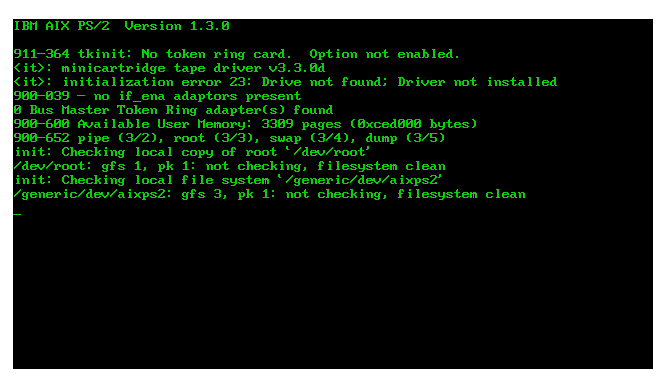 Running Aix X86 On Laptop Ibm Aix Ps 2 1 3 For Intel I386 In Virtual