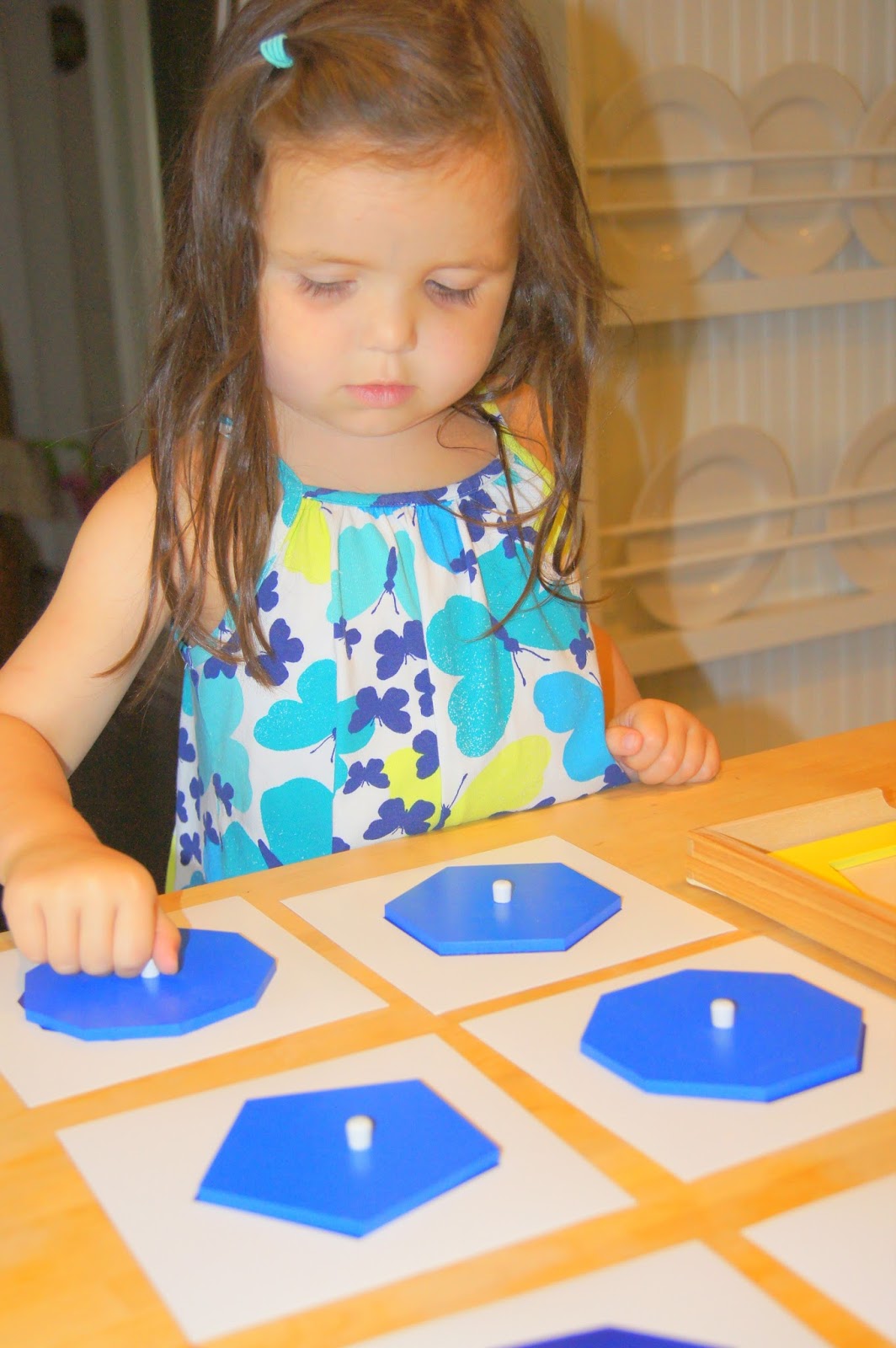 Geometric Cabinet, Montessori Geometry at Home - "Making Montessori Ours"