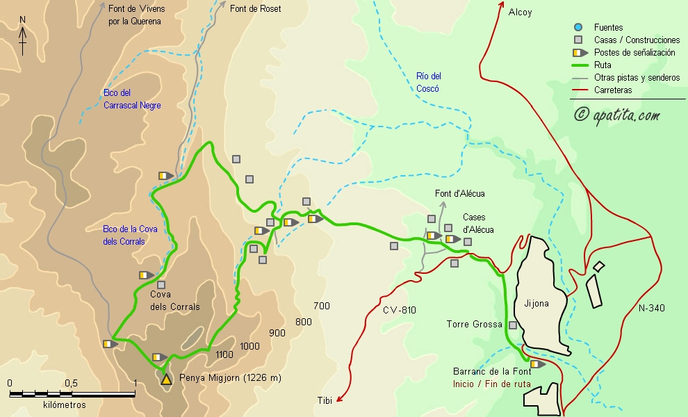 EL MOCHUELO CURIOSO: Ruta JIJONA - PENYA MIGJORN. (PR-CV 212)