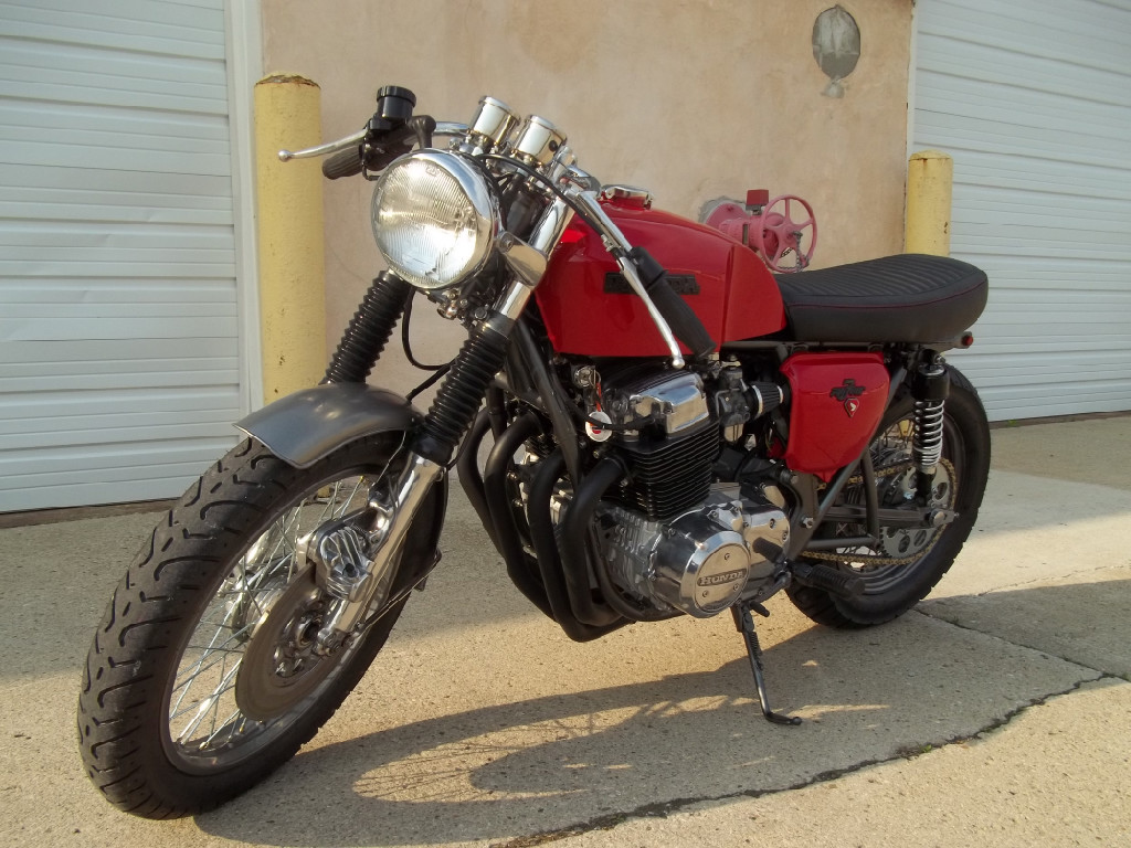 Cling on for dear life !!!: Bob Johnson - Old School Cafe Racer