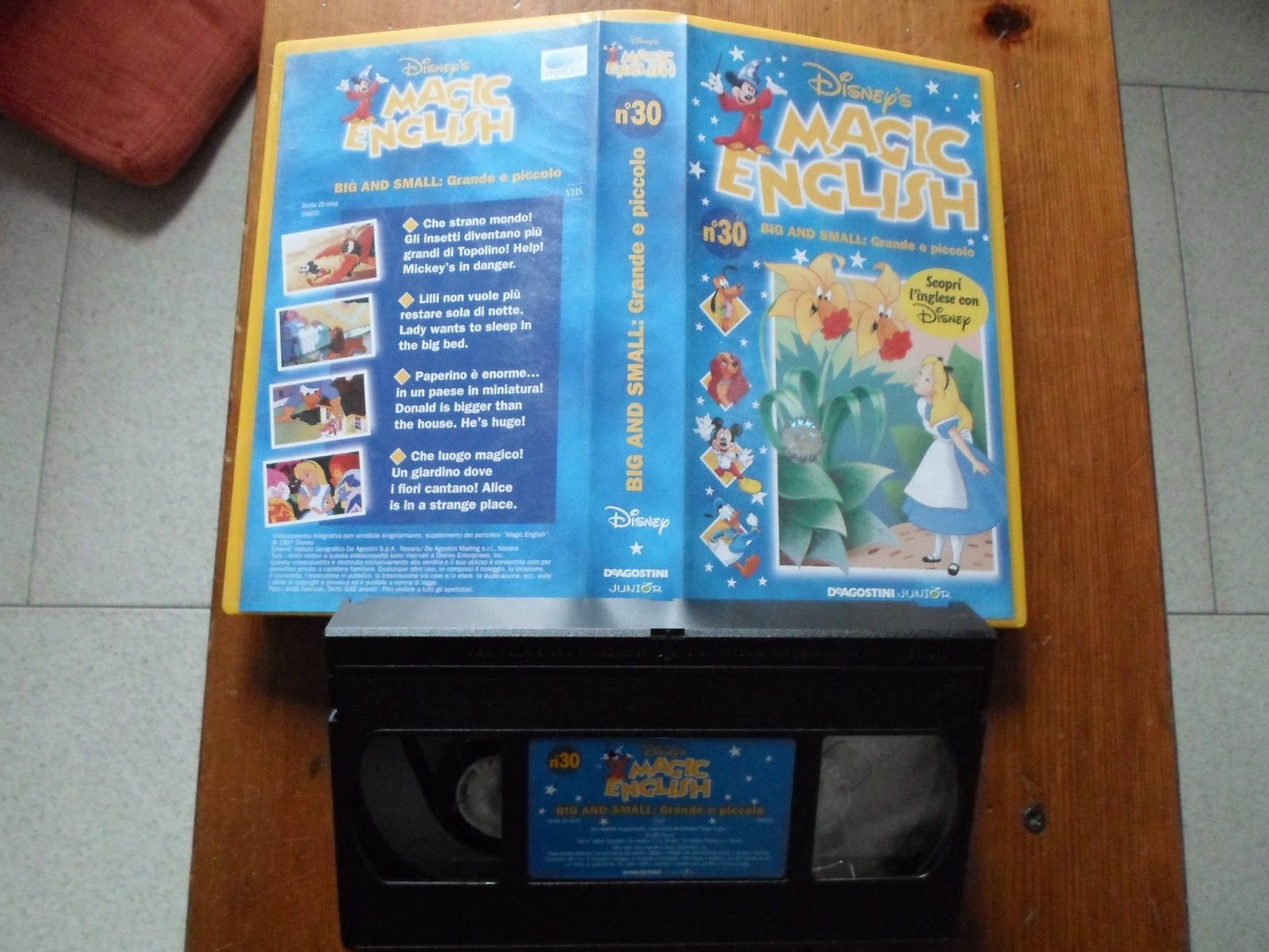 VHS Disney: IMMAGINI MAGIC ENGLISH