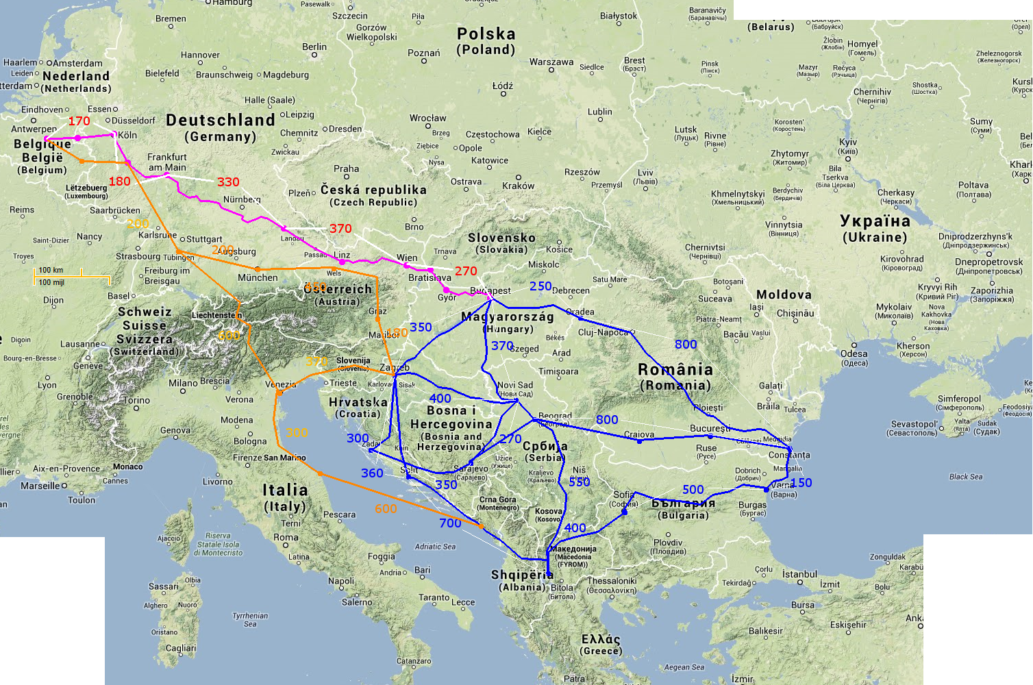 Sziget Balkan Bike Adventure: 4 maand doorheen Europa!