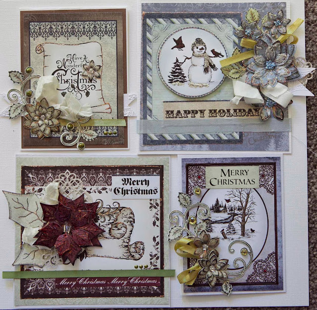 Creative Mayhem: Christmas Cards the Heartfelt Creations Way
