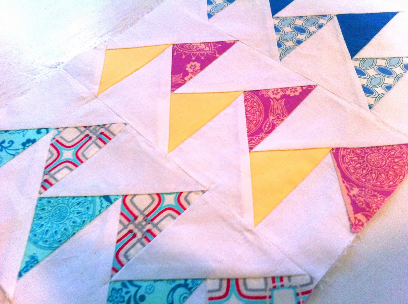 sewing belly buttons boutique: paper flying geese! Free paper piece pattern