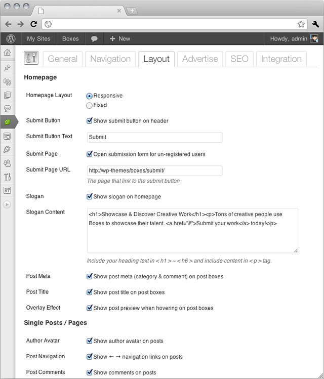 Template Boxes Theme | Tempat Download Template
