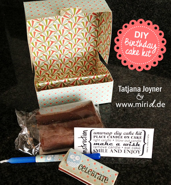 www.miriD.de: DIY Birthday cake kit