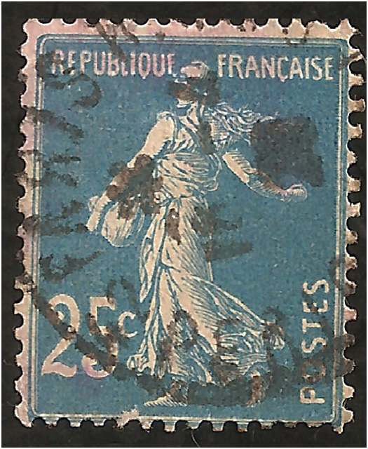 rare stamps world diamond blue : the semeuse blue diamond.