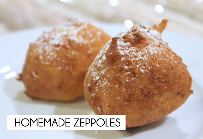 HOUSE OF LUCKY: HOMEMADE ZEPPOLES.
