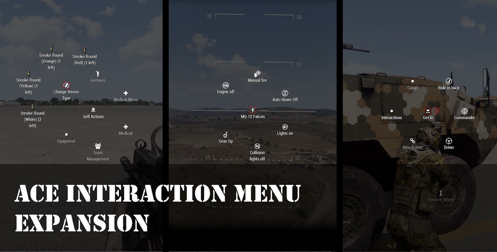 ほぼすべてのアクションを ACE3 のインタラクションに統合した Arma 3 用 ACE Interaction Menu Expansion MOD | 弱者の日記^^ - Arma 3 ...