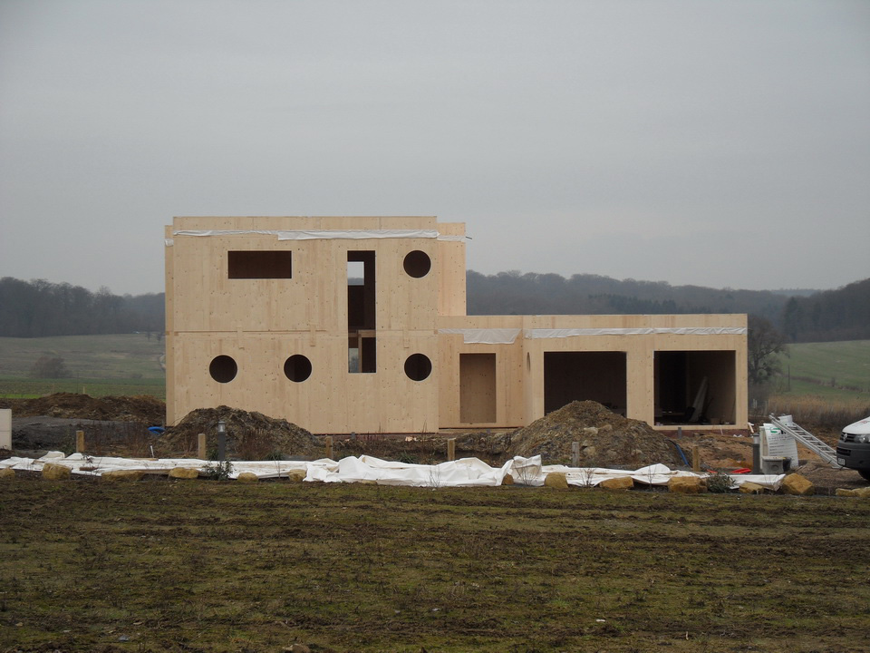 Notre maison passive au pays des 3 frontières (Lorraine): Montage de la ...