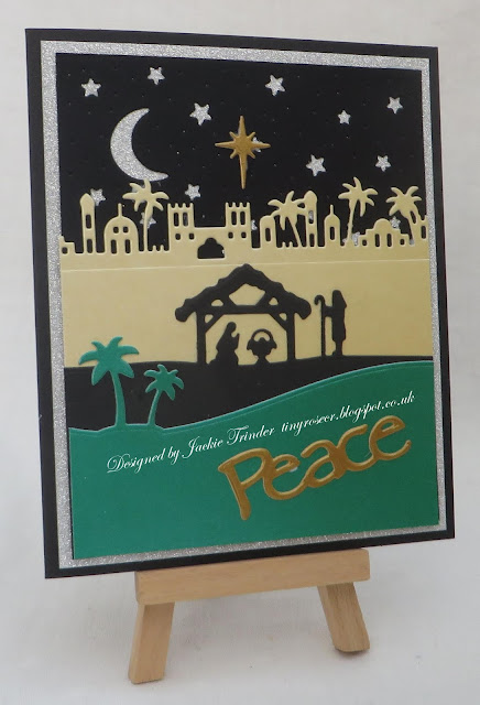 Tinyrose's Craft Room: S is for Simple Nativity Christmas Card