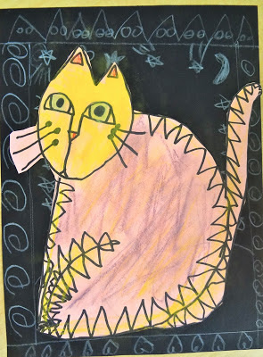 The Talking Walls: Laurel Burch Inspired Cats - 1st Grade