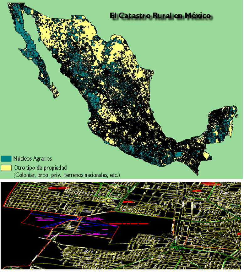 shapes de ejidos de Mexico: CATASTRO RURAL