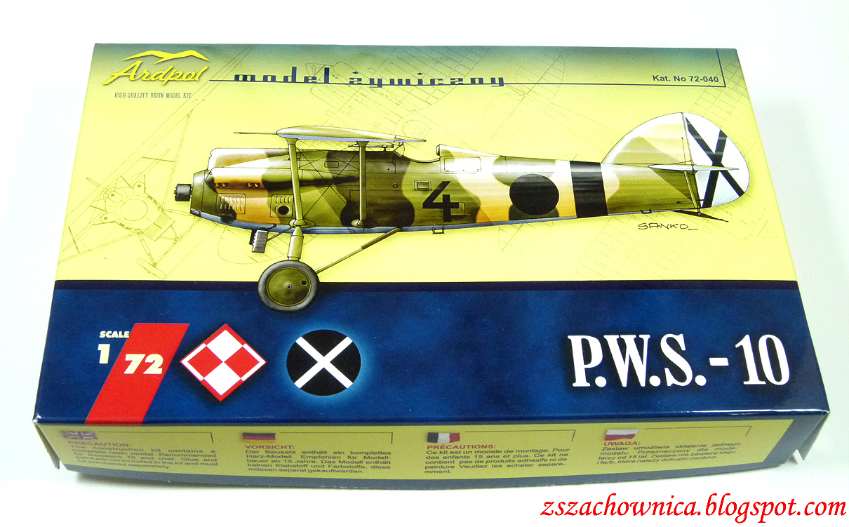 Modele z Szachownicą: Recenzja zestawu # 16 (PWS-10 Ardpol 1/72)