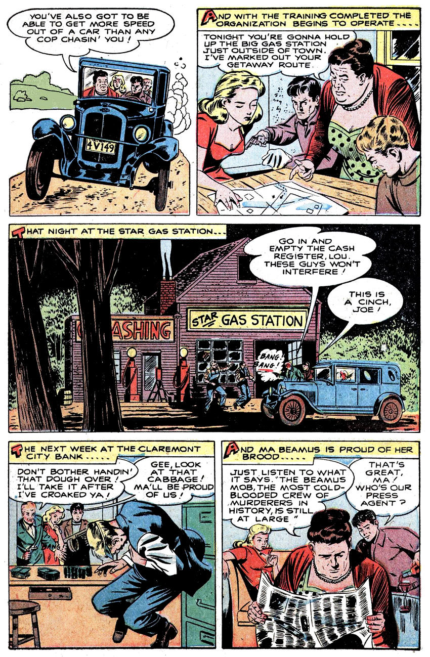 Pappy's Golden Age Comics Blogzine: Number 1151: Ma Barker Beamus and ...