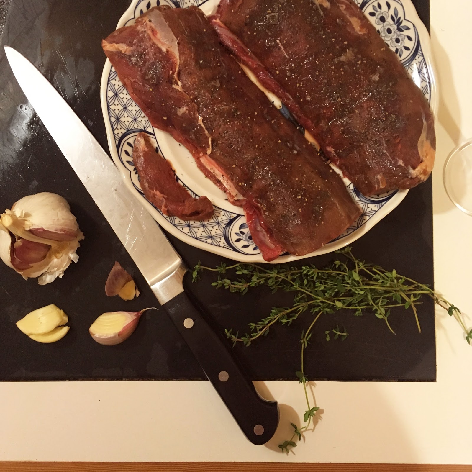 Venison Loin in Butter, Thyme & Garlic | The Grazer
