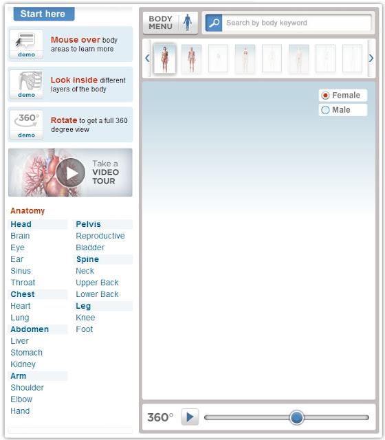 #profesenlanube: Human Body Maps - 3D Models