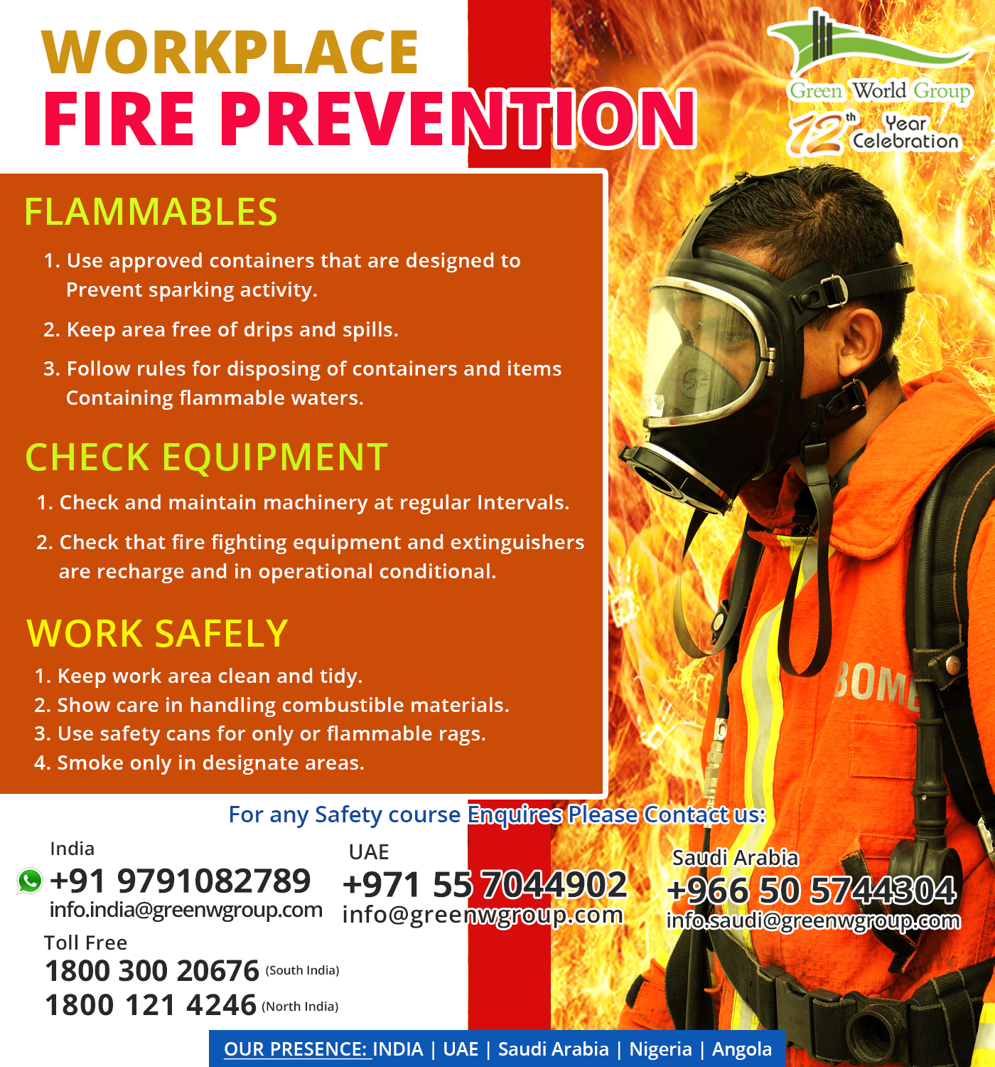 WORKPLACE FIRE PREVENTION
