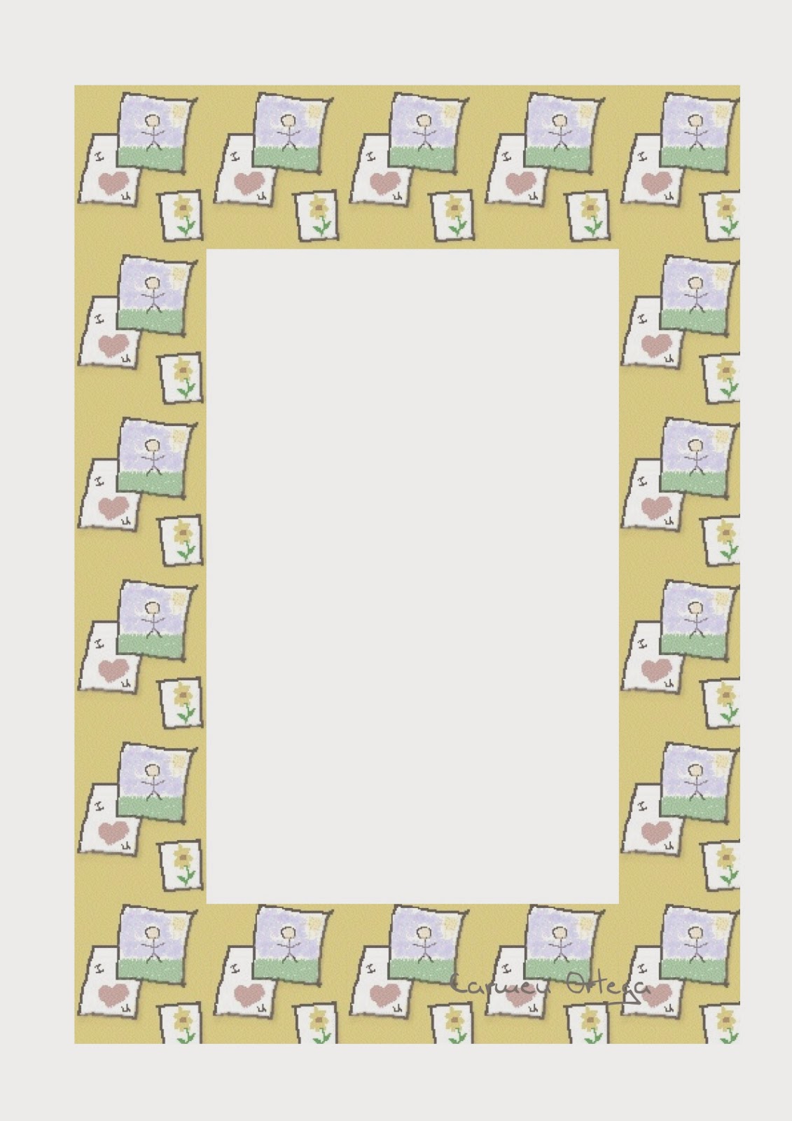 Marcos con Dibujos Infantiles para Imprimir Gratis. - Ideas y material ...