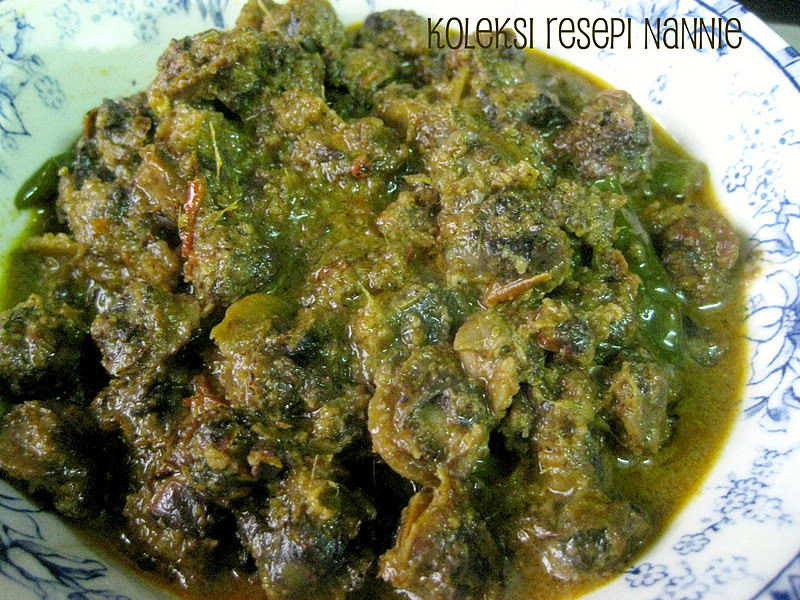 RESEPI NENNIE KHUZAIFAH: Rendang kerang - mesti mau tak leh tahan laa