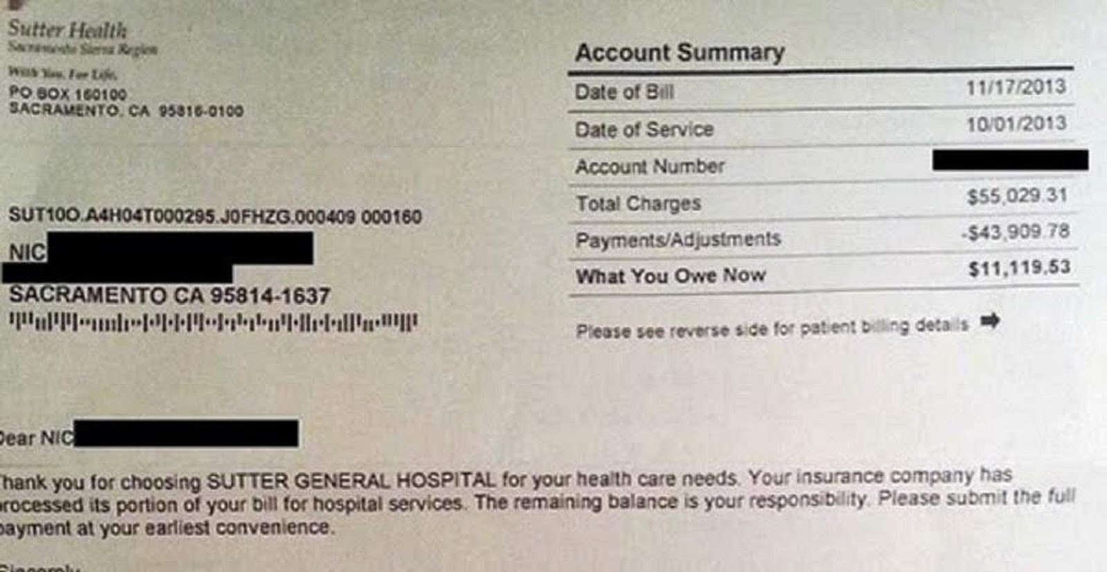 Some Guy Posted His Hospital Bill Online. You'll See Why Everyone's ...