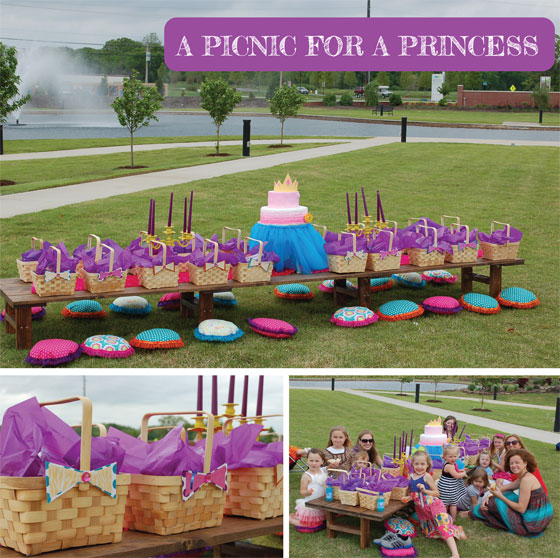 The Rosy Life: Princess Picnic Basket Bow Ties
