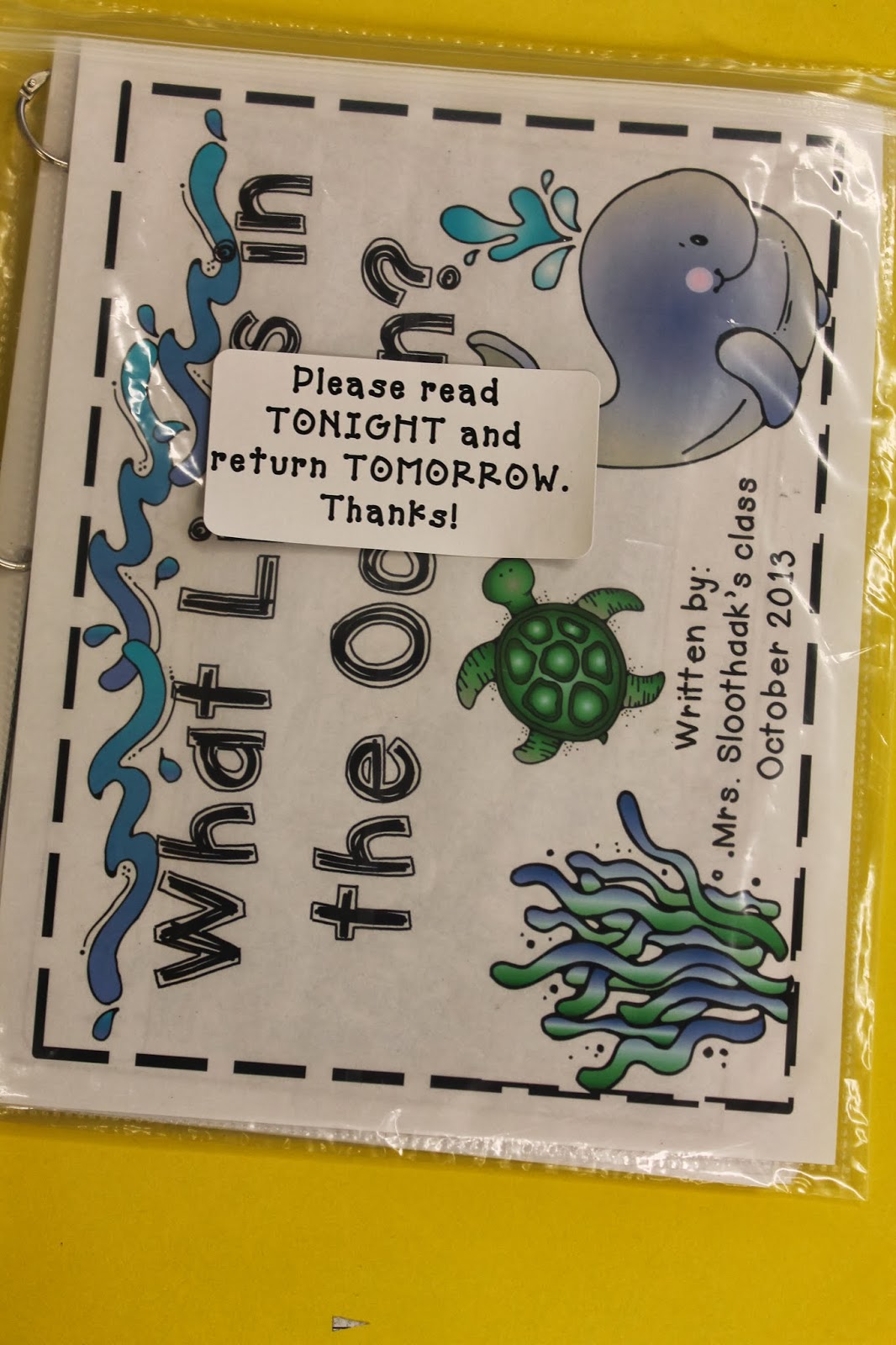 ABC's and Polka Dots: "Life in an Ocean" extension activities