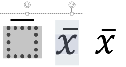 Luc's PowerPoint blog: Use a character with an overbar in PPT 2013