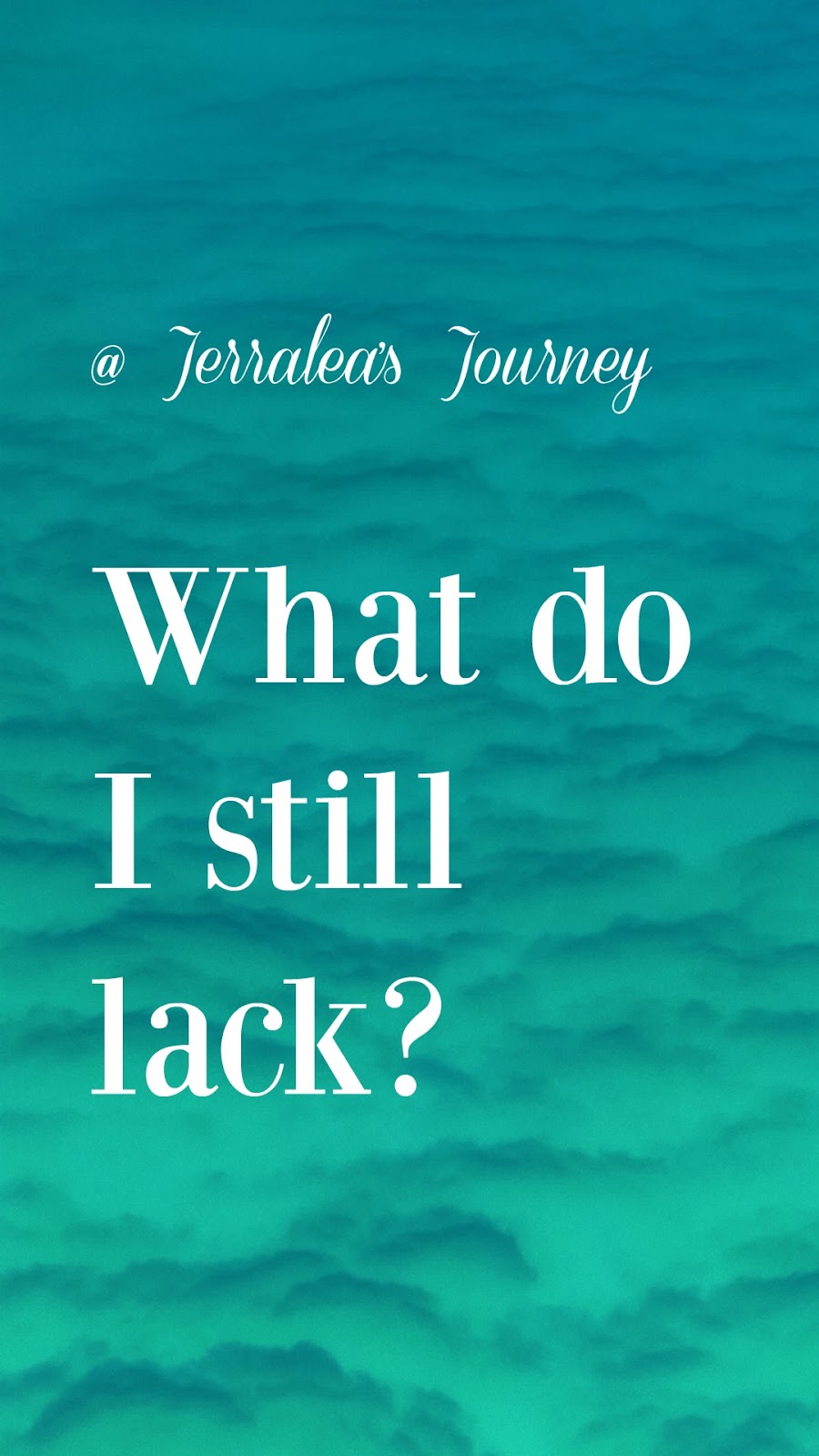 Jerralea's Journey: Lack - And a Snippet from More About Morgan