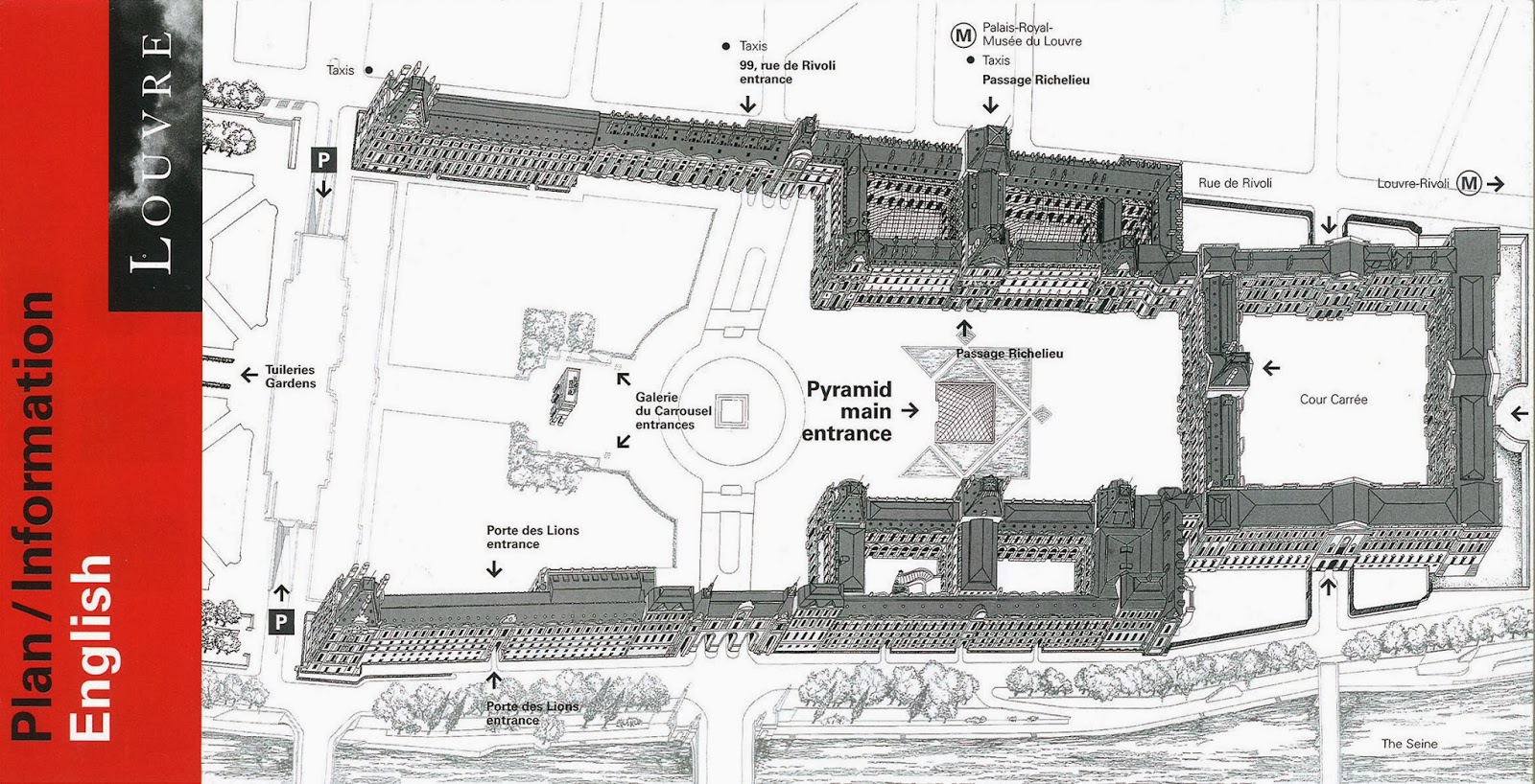 louvre-plan.jpg (1600×818) | Paris sightseeing, Paris france travel ...