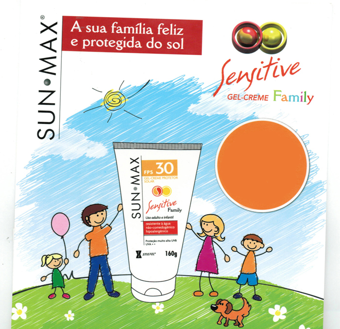 Farmácia Santa Lúcia: Nova embalagem do SunMax Sensitive Family