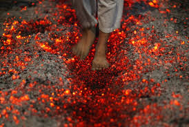 Fire walking, a strange Hindu festival