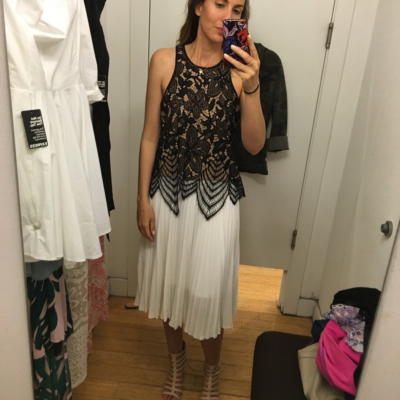 On prairie hill: Summer Express dressing room selfies