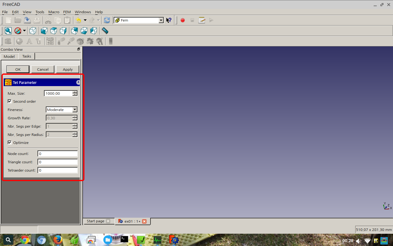 Dymaxion.Kim: Open Source CAE Toolchain 14 - FEM with FreeCAD 0.15 ...