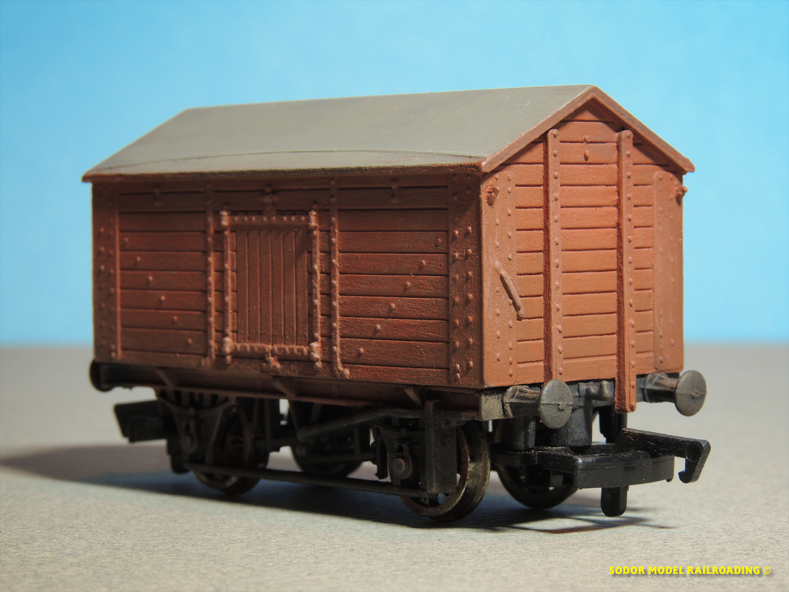 SodorModelRailroading: Salt Wagon #1: Red