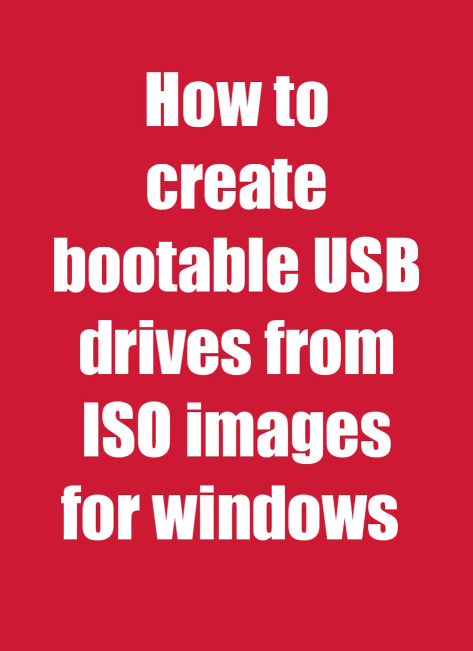 Tools To Make Bootable Usb From Iso - best tools