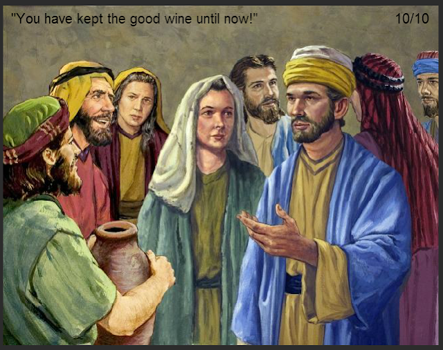Bible Pictures: Jesus First Miracle in Cana