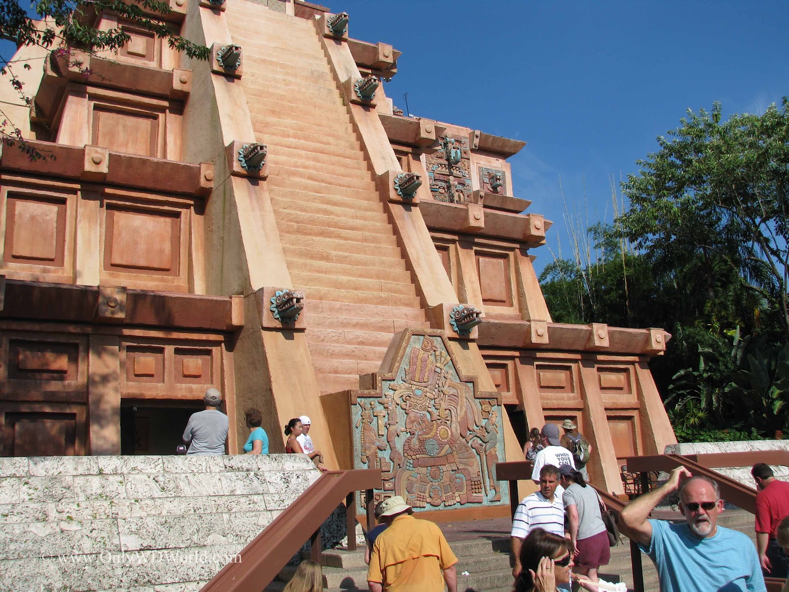Aztec Pyramid Rules The Skyline of Epcot Mexico Pavilion | Disney World ...