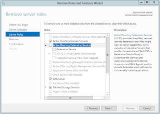 Living and breathing the world of Microsoft: Removing Roles and ...